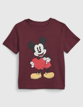 Playera Mickey Mouse manga corta para niño