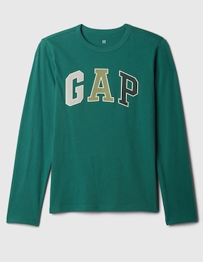 Playera manga larga para niño